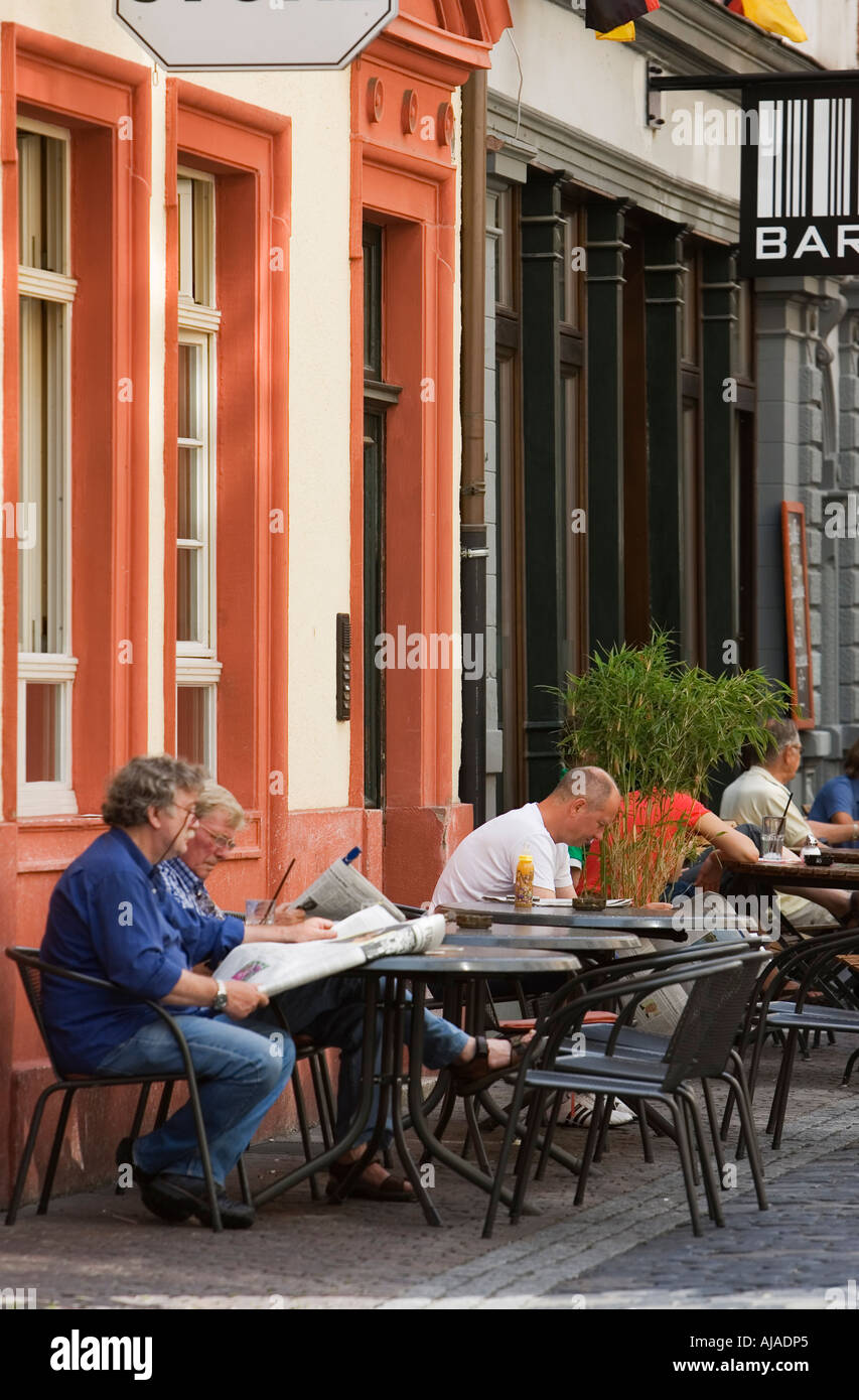 Stock photograph of a bar in Heidelberg Germany July 2006 Stock Photo ...