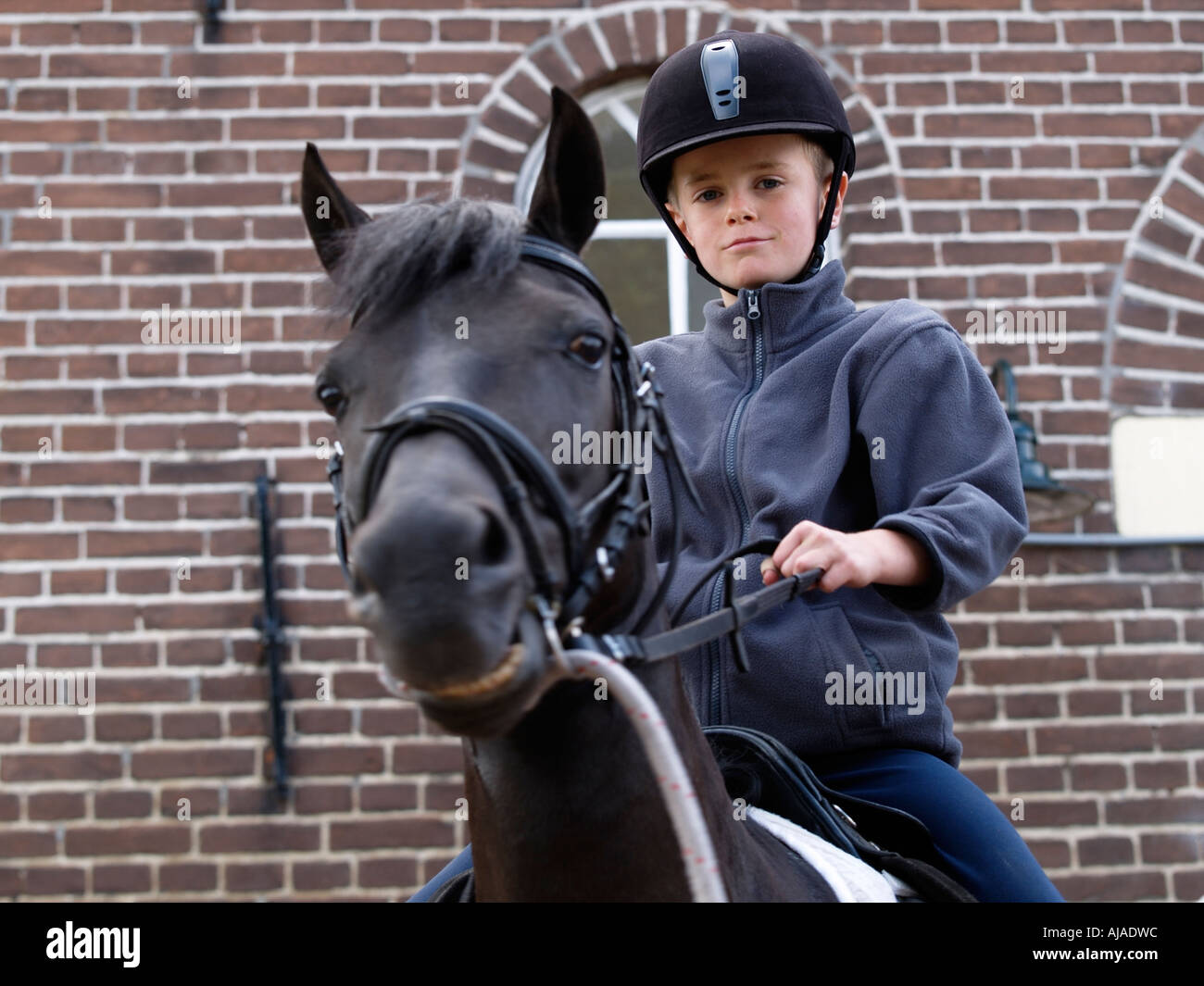 Riding pony hi-res stock photography and images - Alamy