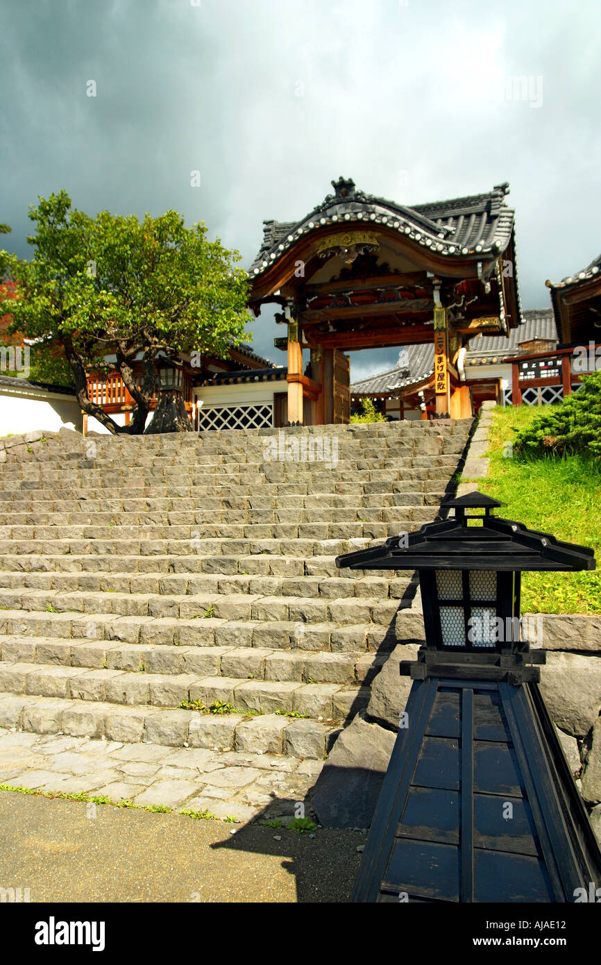 Ancient Japanese Temple Stock Photo - Alamy