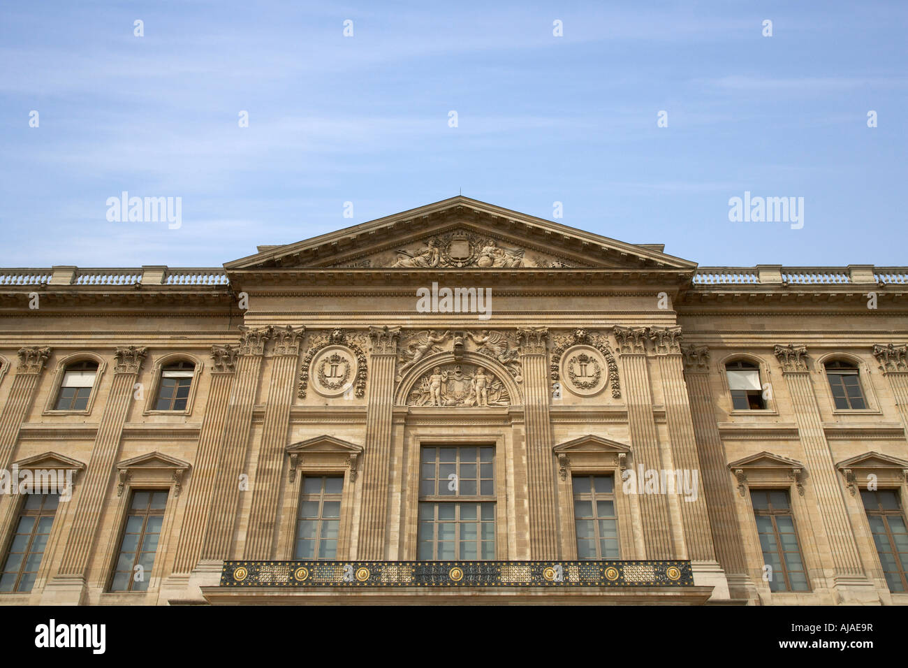 Pavillon Mollien, Cour Carree, Louvre, Paris, France Stock Photo - Alamy