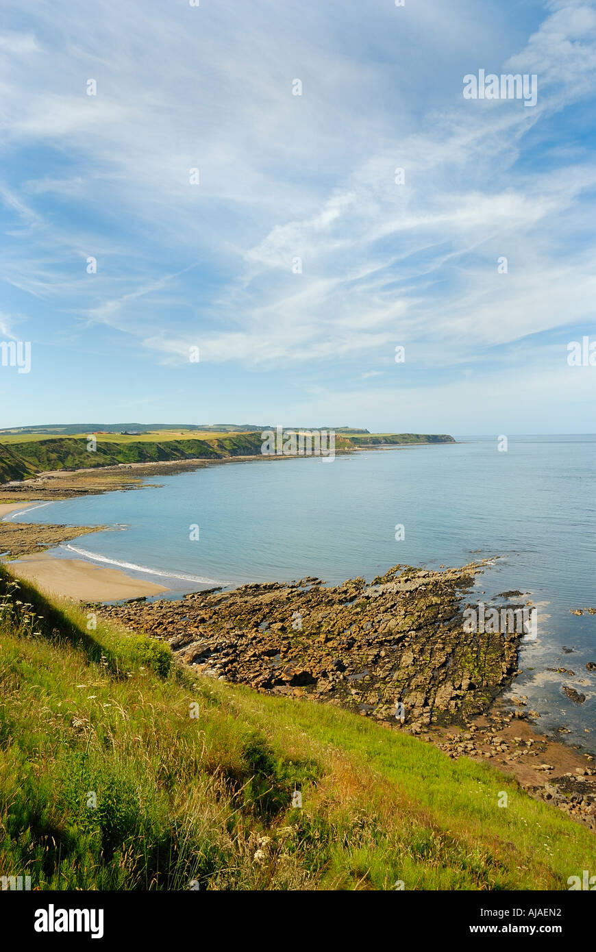 Cromer Point and Scalby Ness Rocks Scarborough North Yorkshire England ...