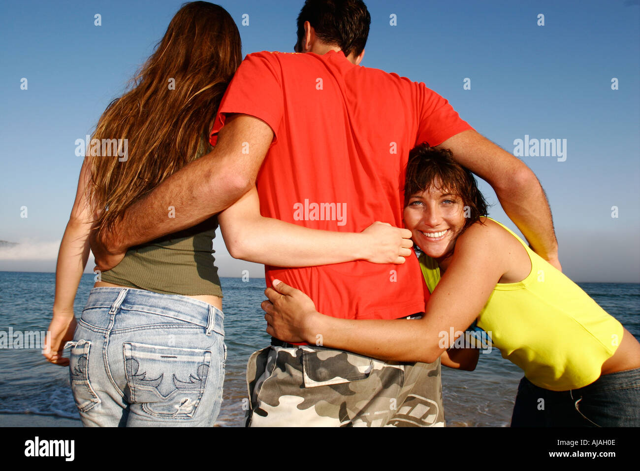 Affection and embracing friends Stock Photo - Alamy