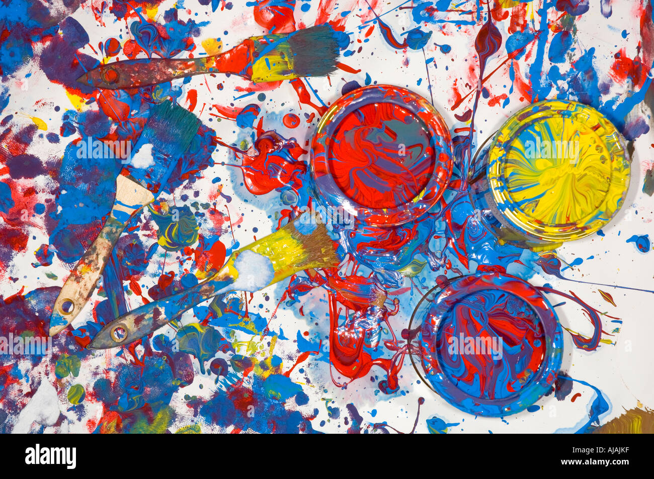 Paint and mess Stock Photo - Alamy