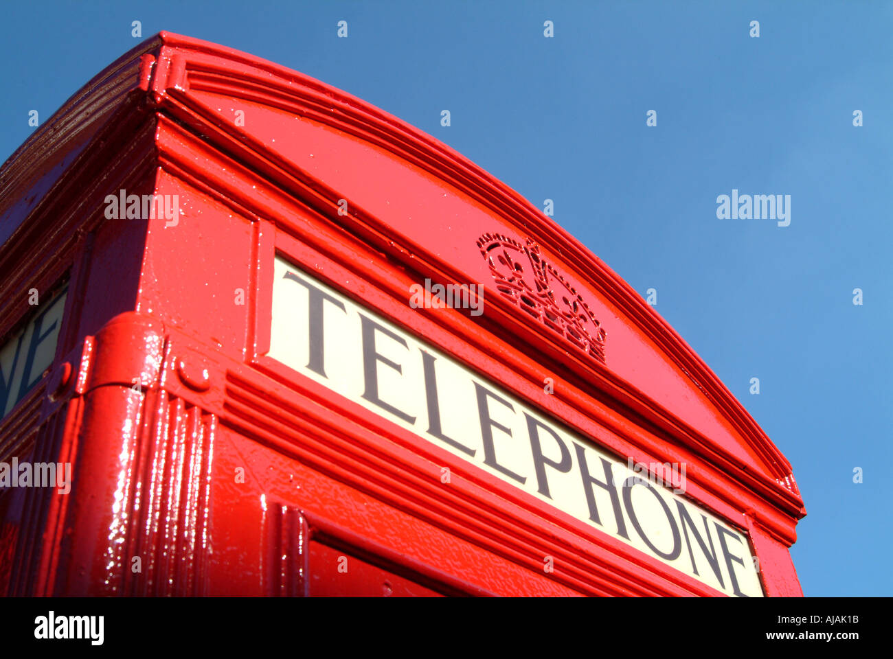 Classic British red telephone box Stock Photo - Alamy