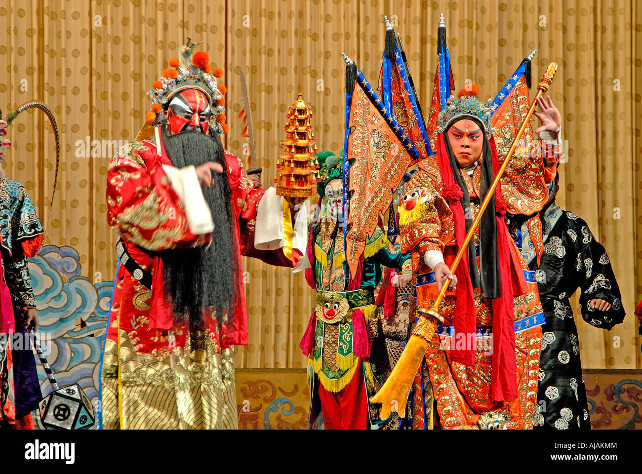 Chinese theatre, Beijing China Stock Photo - Alamy