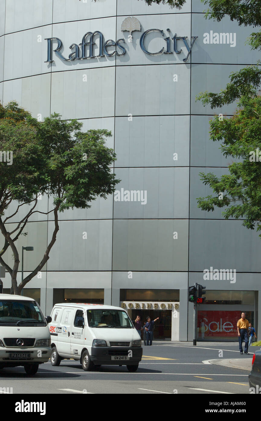 Raffles city shopping centre Stock Photo - Alamy