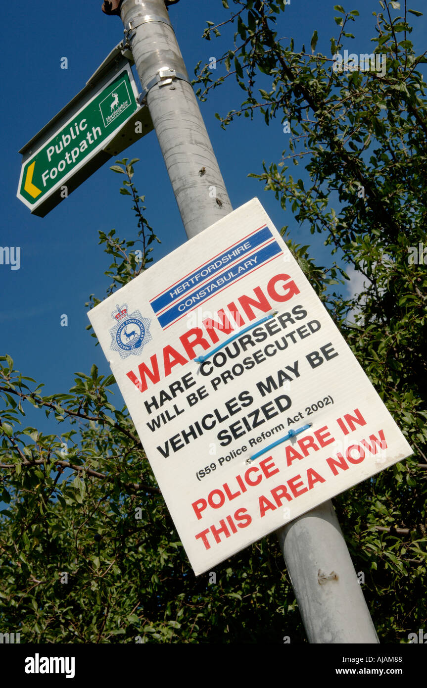 Uk hare coursing police hi-res stock photography and images - Alamy