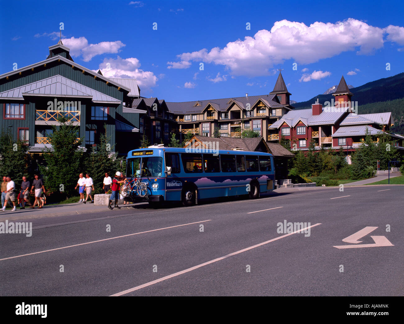 Transit Bus and Accommodation in the All-Season Resort Town of Whistler ...