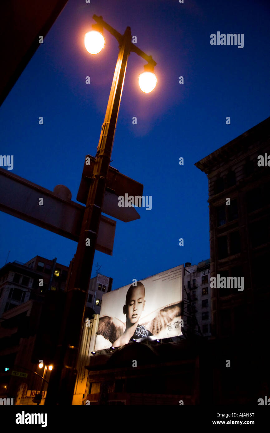 A billboard from Colbert s Ashes and Snow exhibit on Broadway Los ...