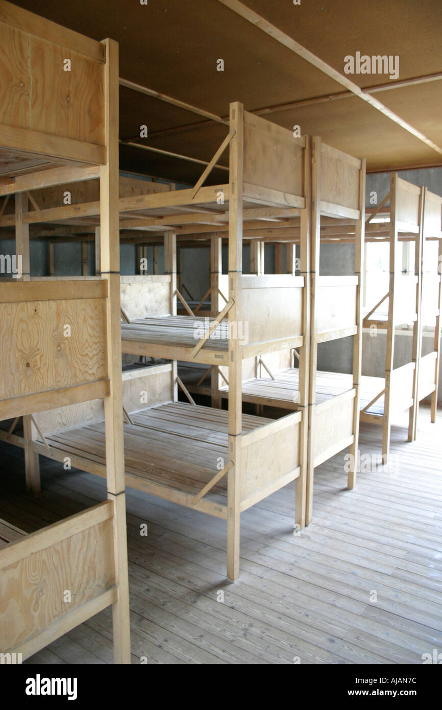 Bunks at Dachau Stock Photo - Alamy