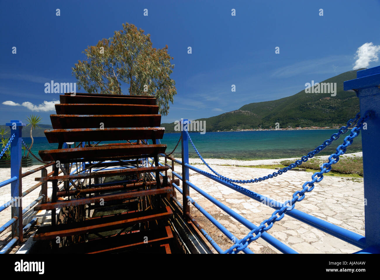 Greece Eptanese Kefalonia Karavomilos Sami Stock Photo - Alamy