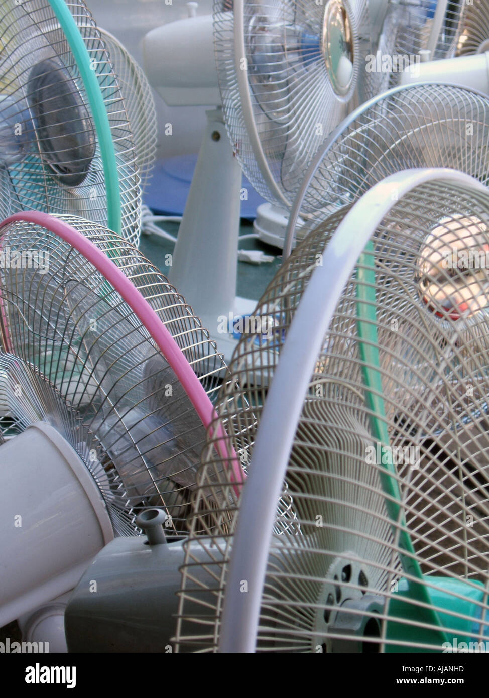 ventilation fans in shop Stock Photo - Alamy