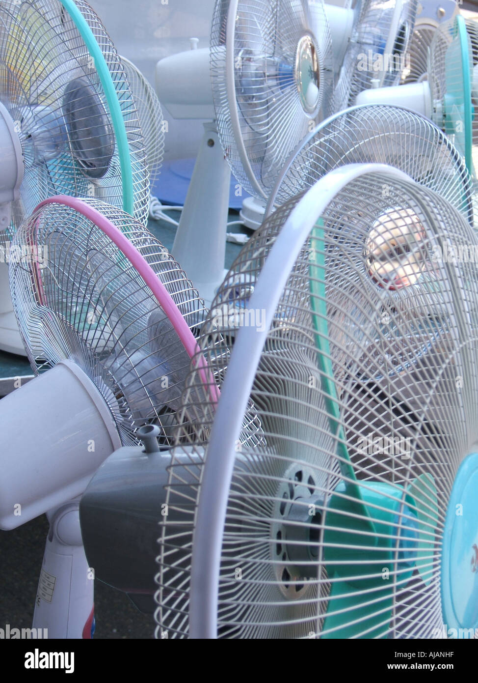 ventilation fans in shop Stock Photo - Alamy