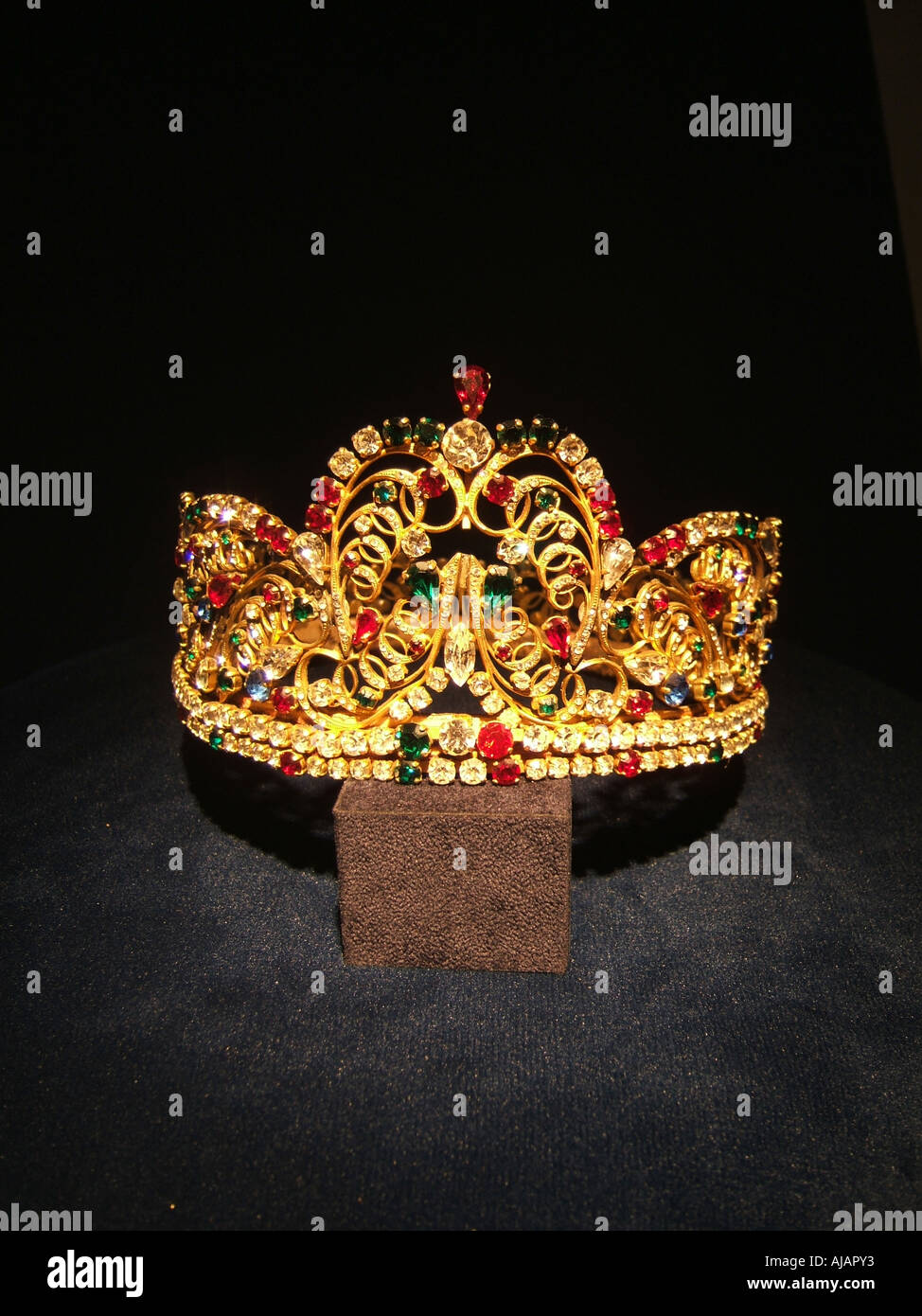 miss italy crowns exhibition in rome Stock Photo - Alamy