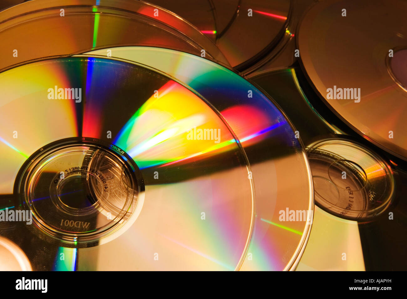 CD and DVD discs Stock Photo - Alamy