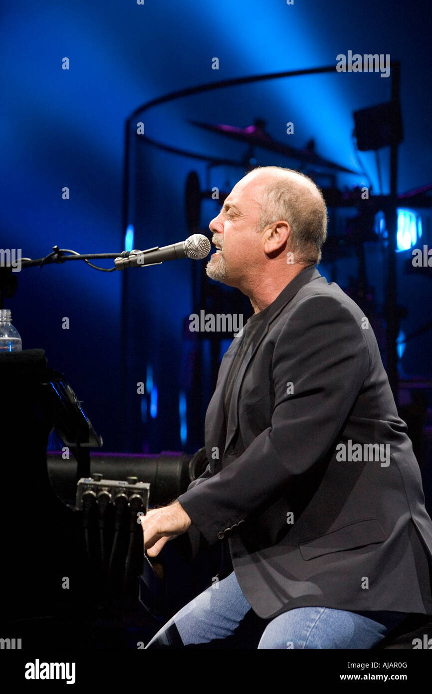 Billy Joel performs at the John Paul Jones Arena in Charlottesville, VA ...