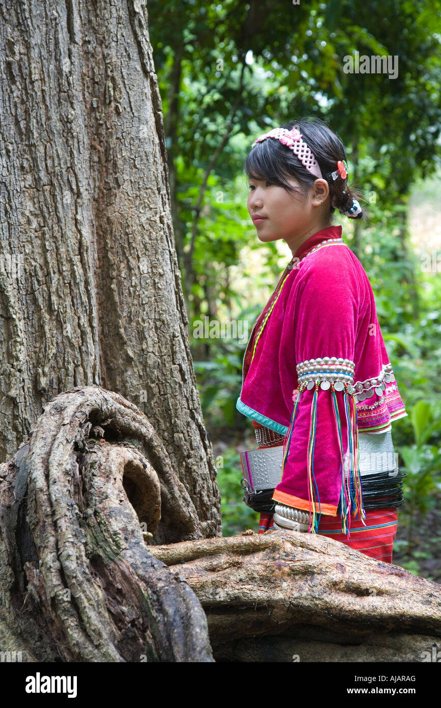 Colourful female hand woven clothing & traditional tribal costume of ...