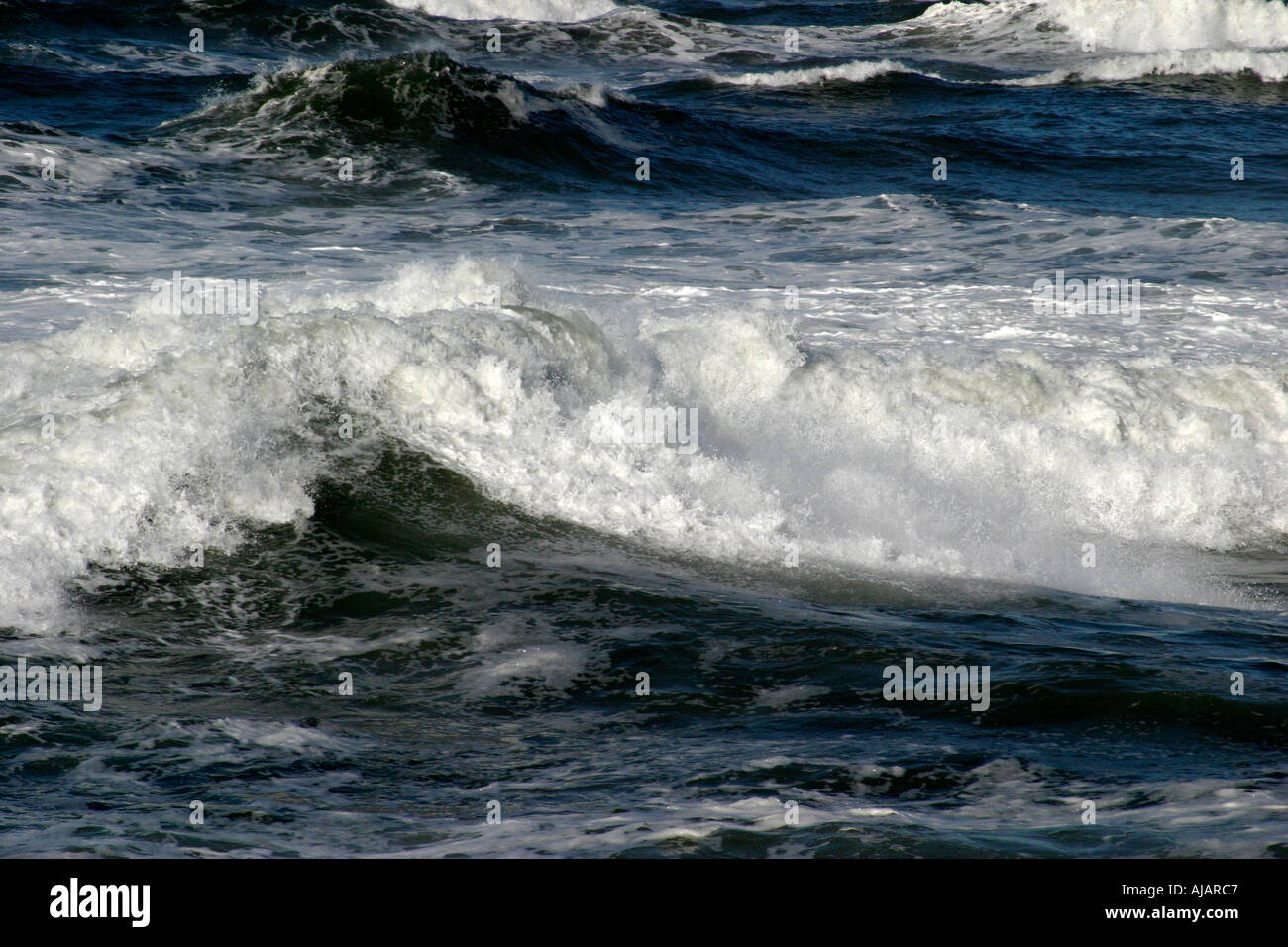 Breaking waves at Whitby East Yorkshire Coast Stock Photo - Alamy