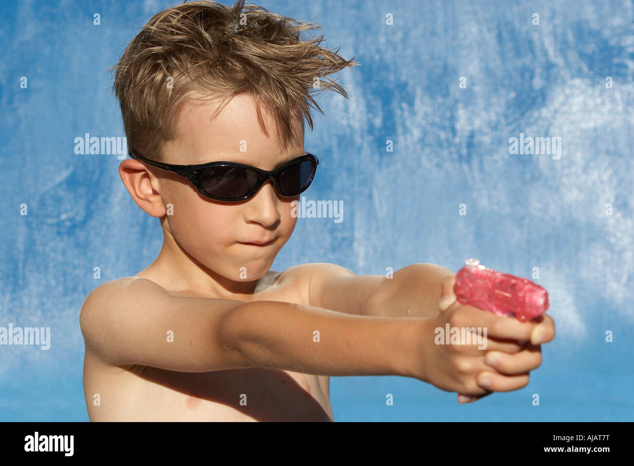 Watergun Fight High Resolution Stock Photography and Images - Alamy
