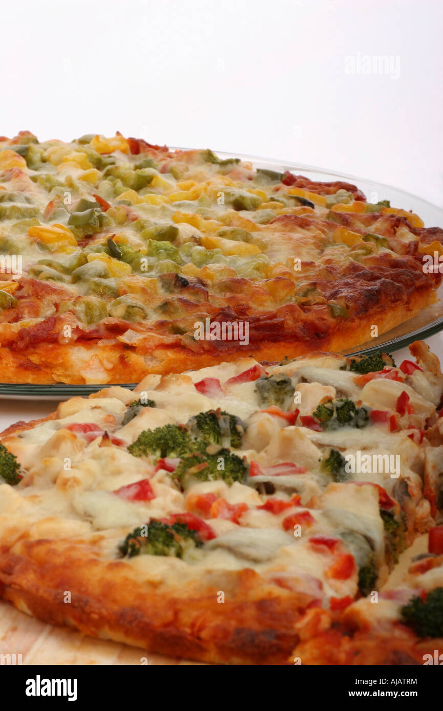 Vegetarian pizza on a plate cheese vegetable fast food photography ...