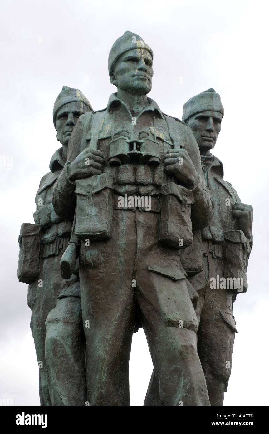 Commandos Monument By Fort William,Scotland Stock Photo - Alamy