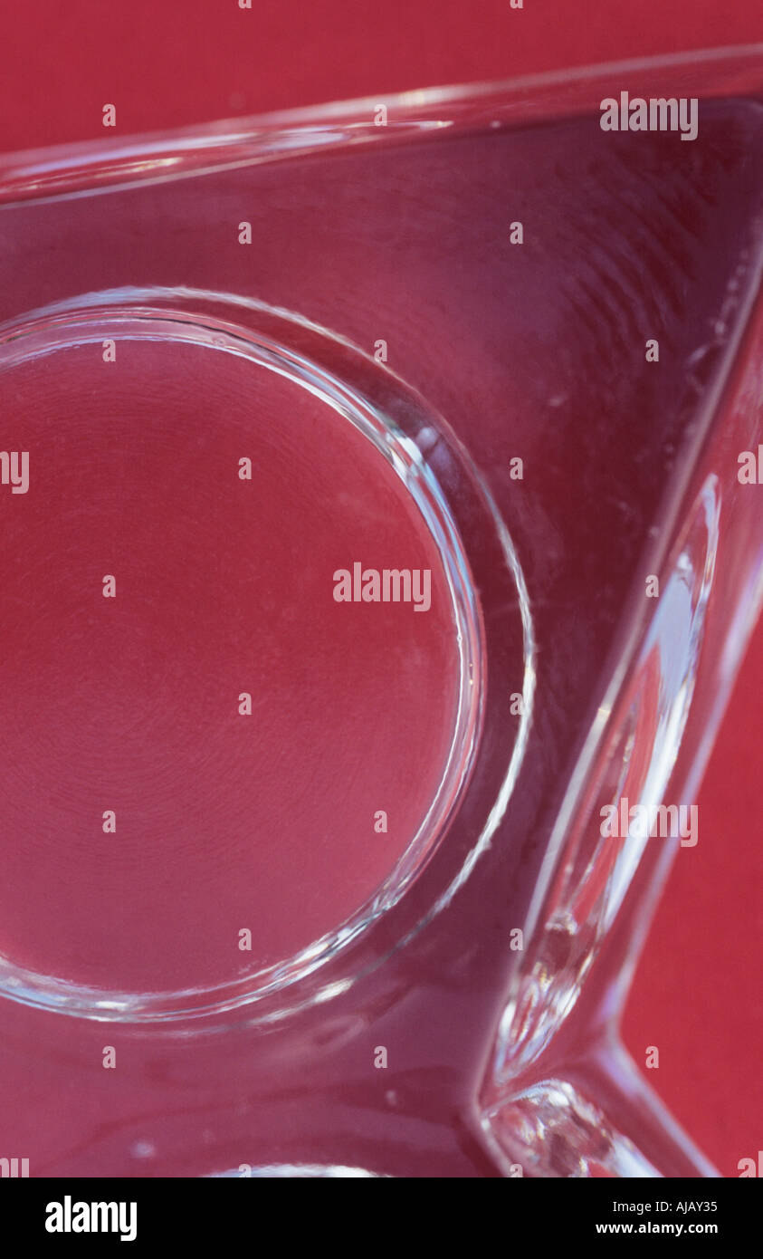 Circles and squares of red glass Stock Photo - Alamy