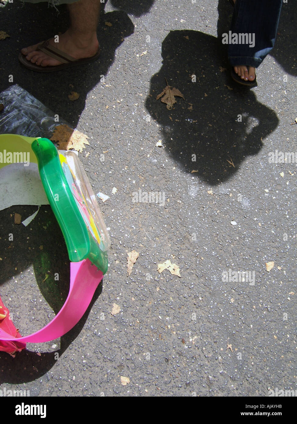 person feet legs walking in street in town Stock Photo - Alamy