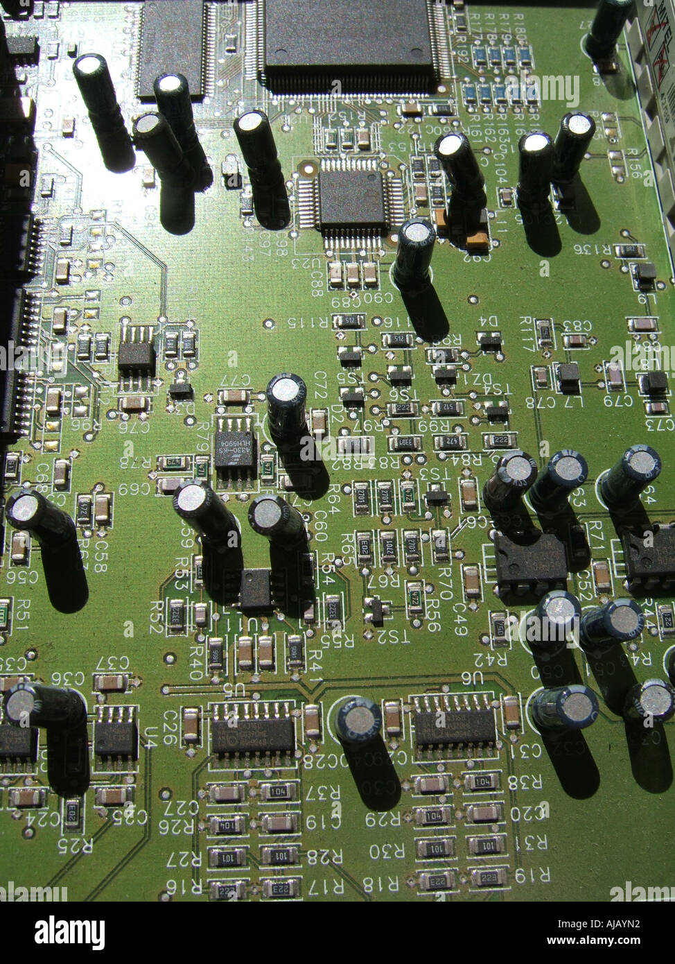 inside a satellite tv television decoder digital box Stock Photo - Alamy