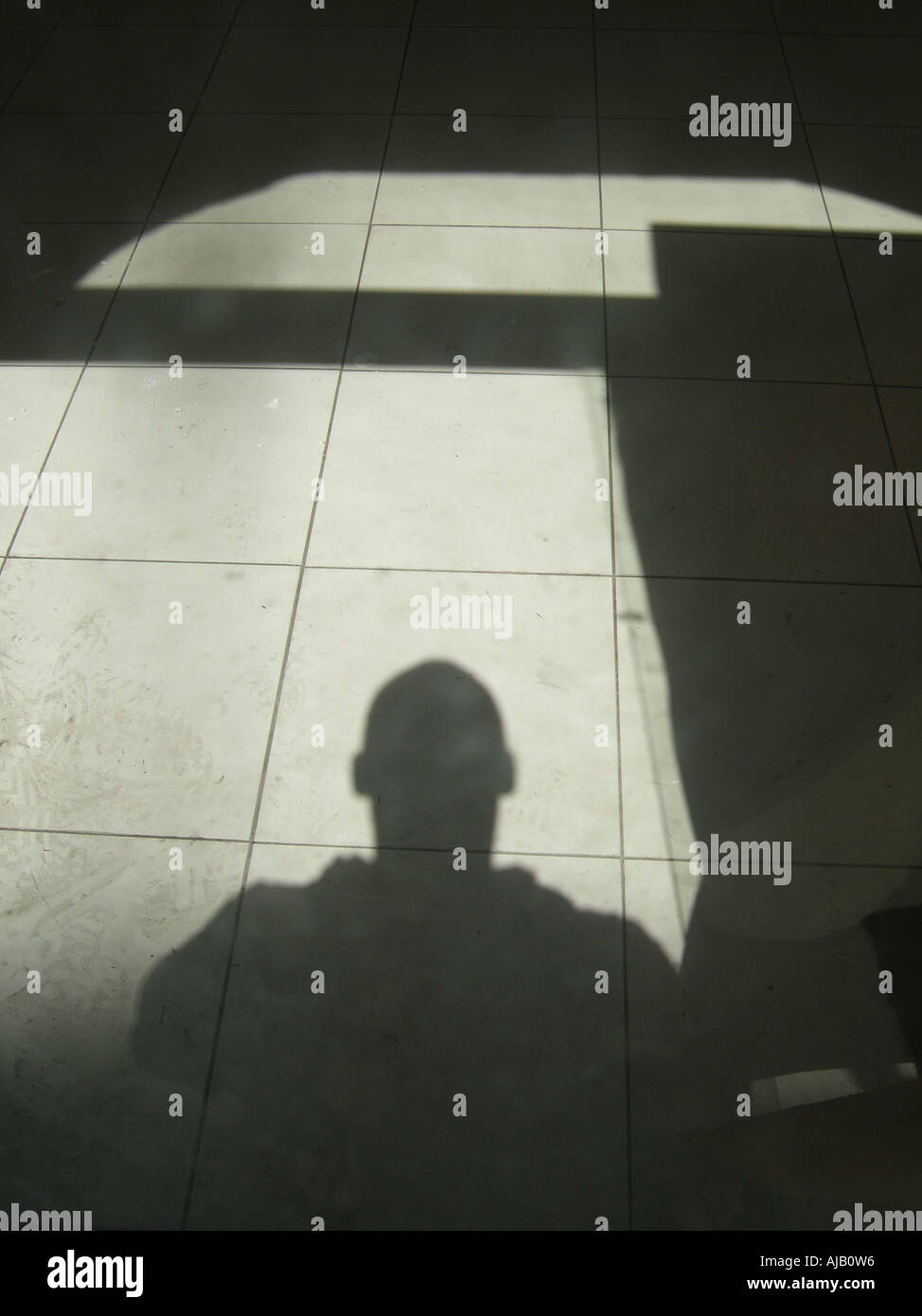 Mans shadow on building hi-res stock photography and images - Alamy