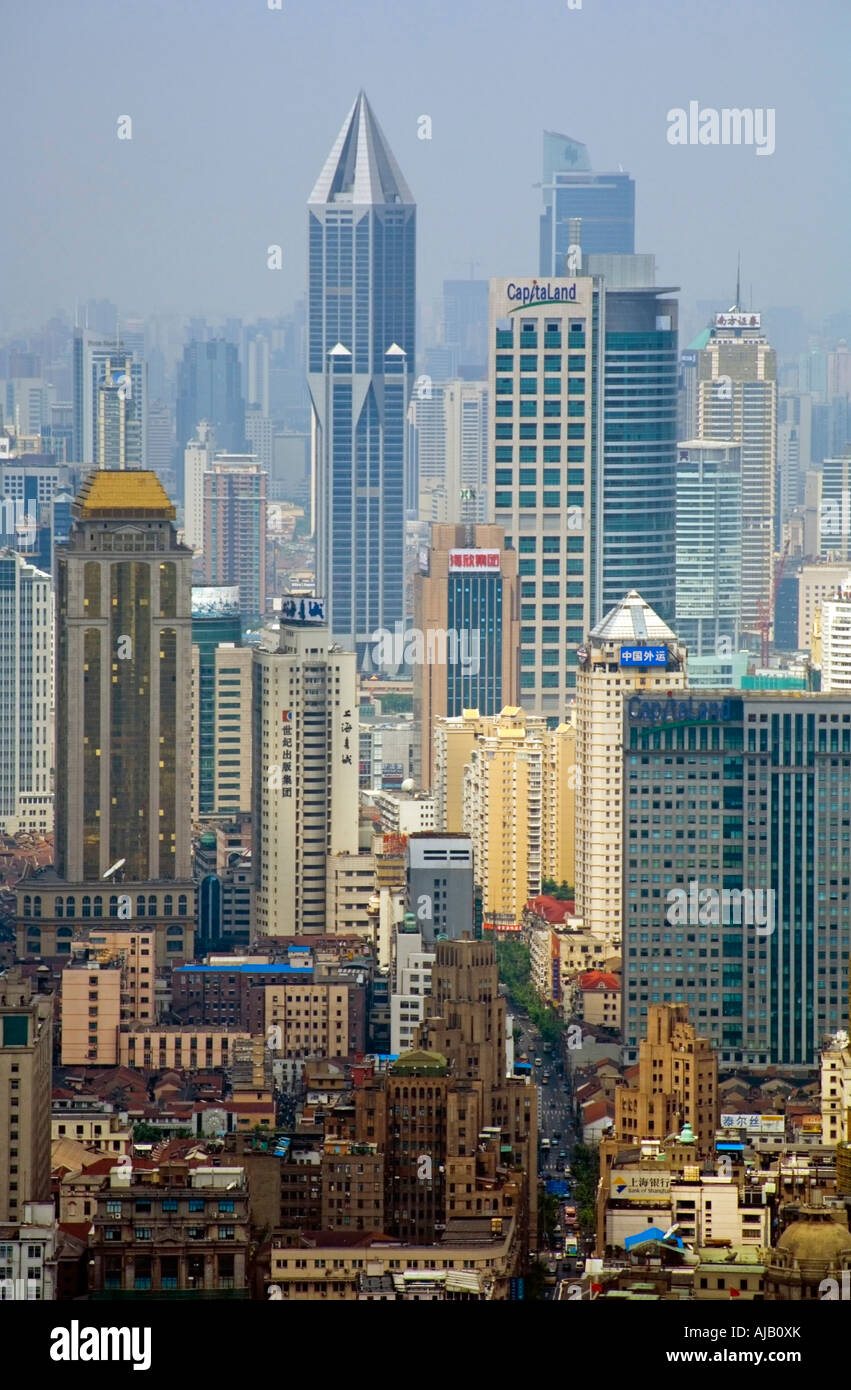 Shanghai Puxi Skyscrapers Stock Photo - Alamy