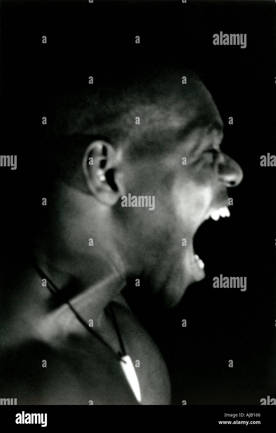 the screaming teeth Stock Photo - Alamy