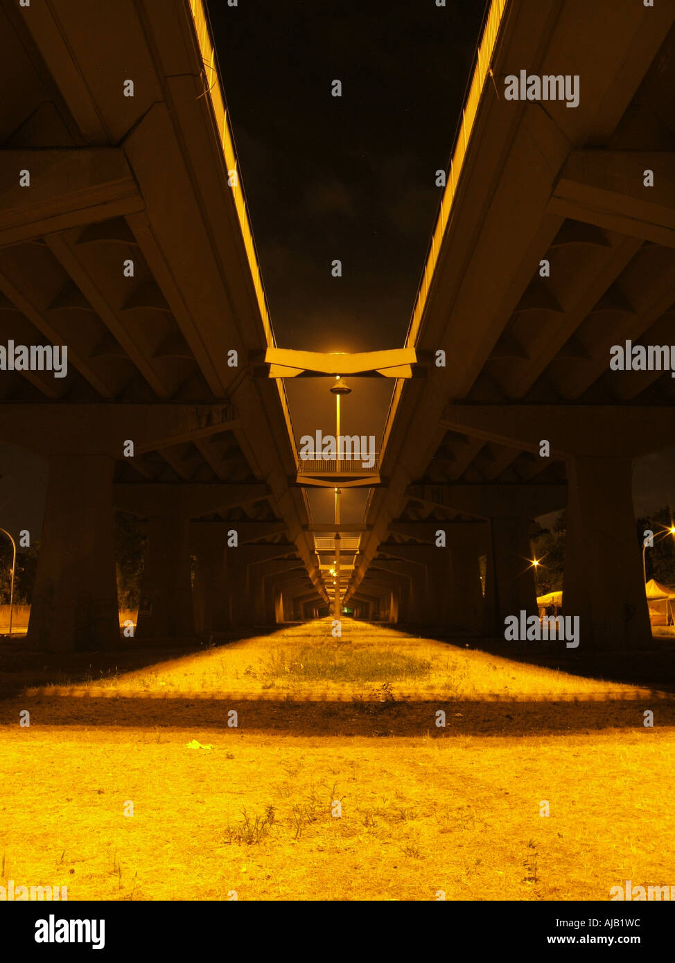 highway flyover at night Stock Photo - Alamy