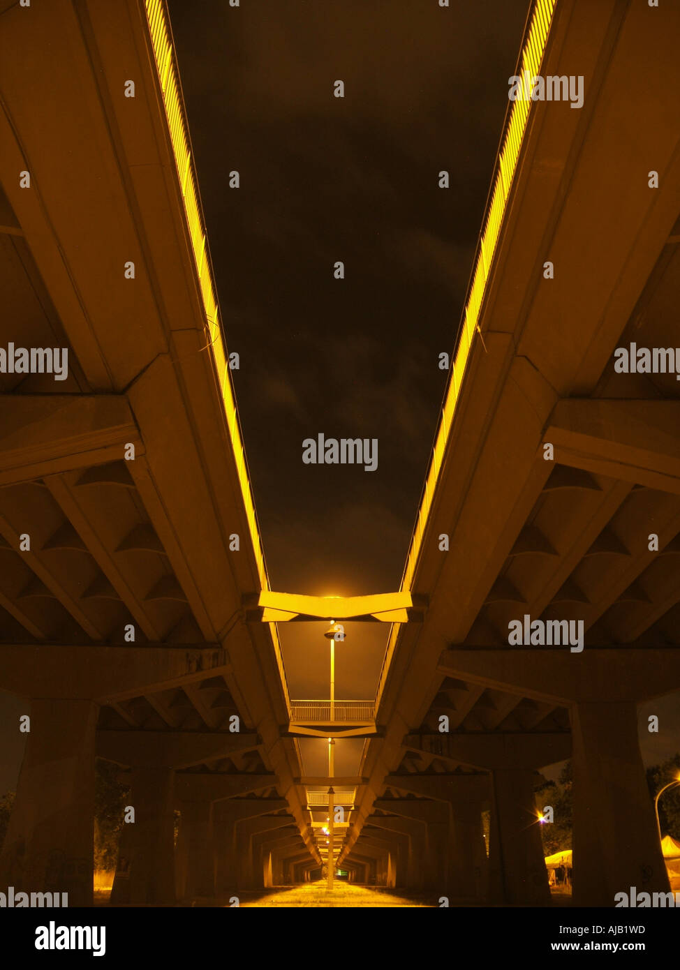 highway flyover at night Stock Photo - Alamy