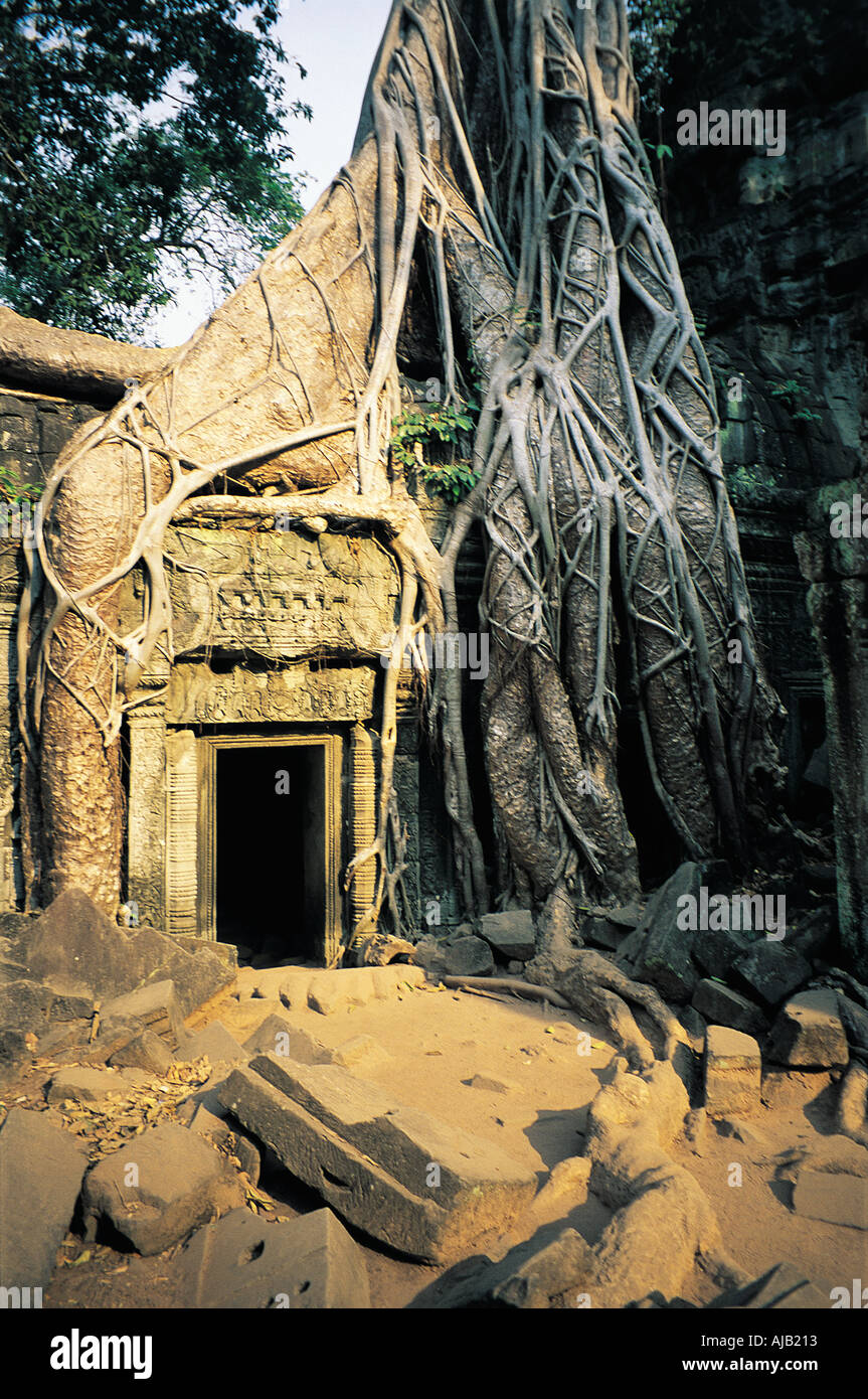 Angkorian temple door hi-res stock photography and images - Alamy