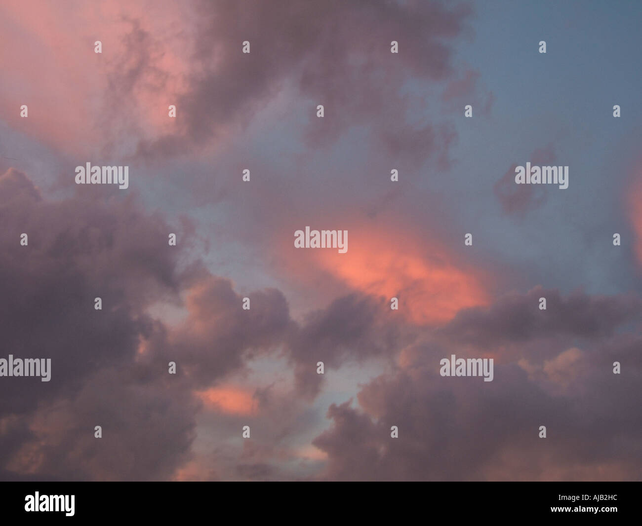 warm sky with dramatic clouds Stock Photo - Alamy