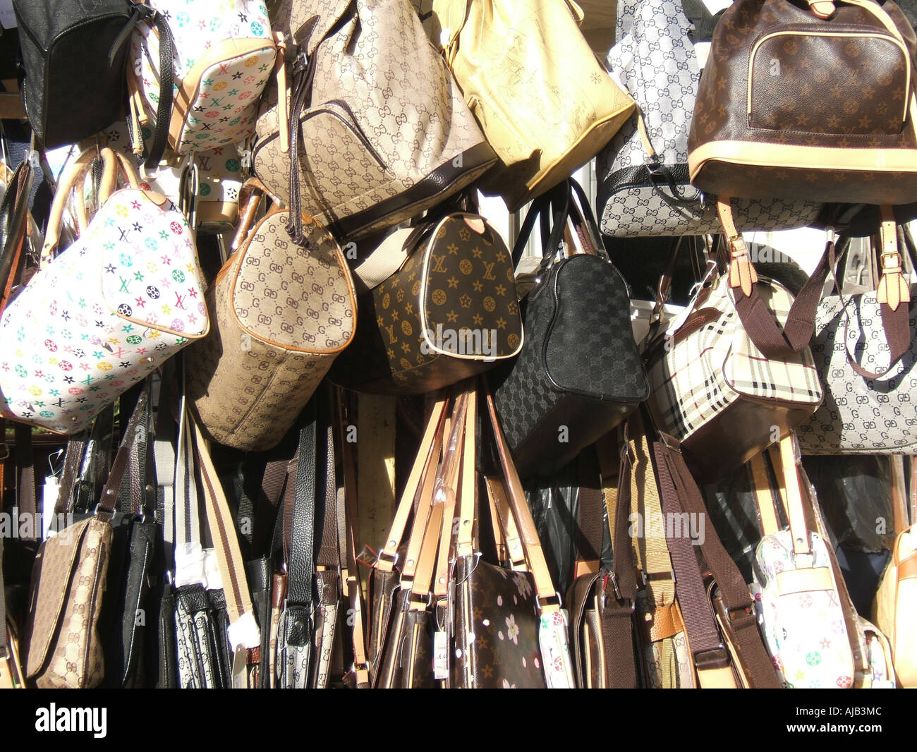 Counterfeit hand bags hi-res stock photography and images - Alamy