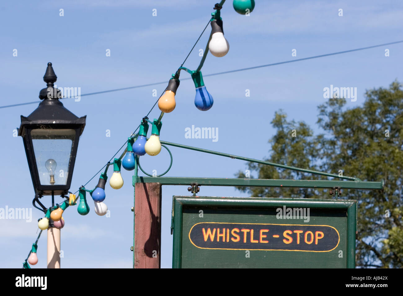 String of light bulbs Stock Photo - Alamy