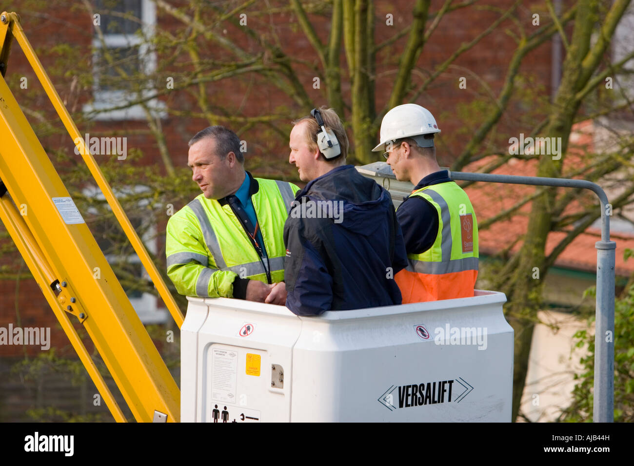 BBC Radio Swindon outside broadcast presenter interviewing council ...