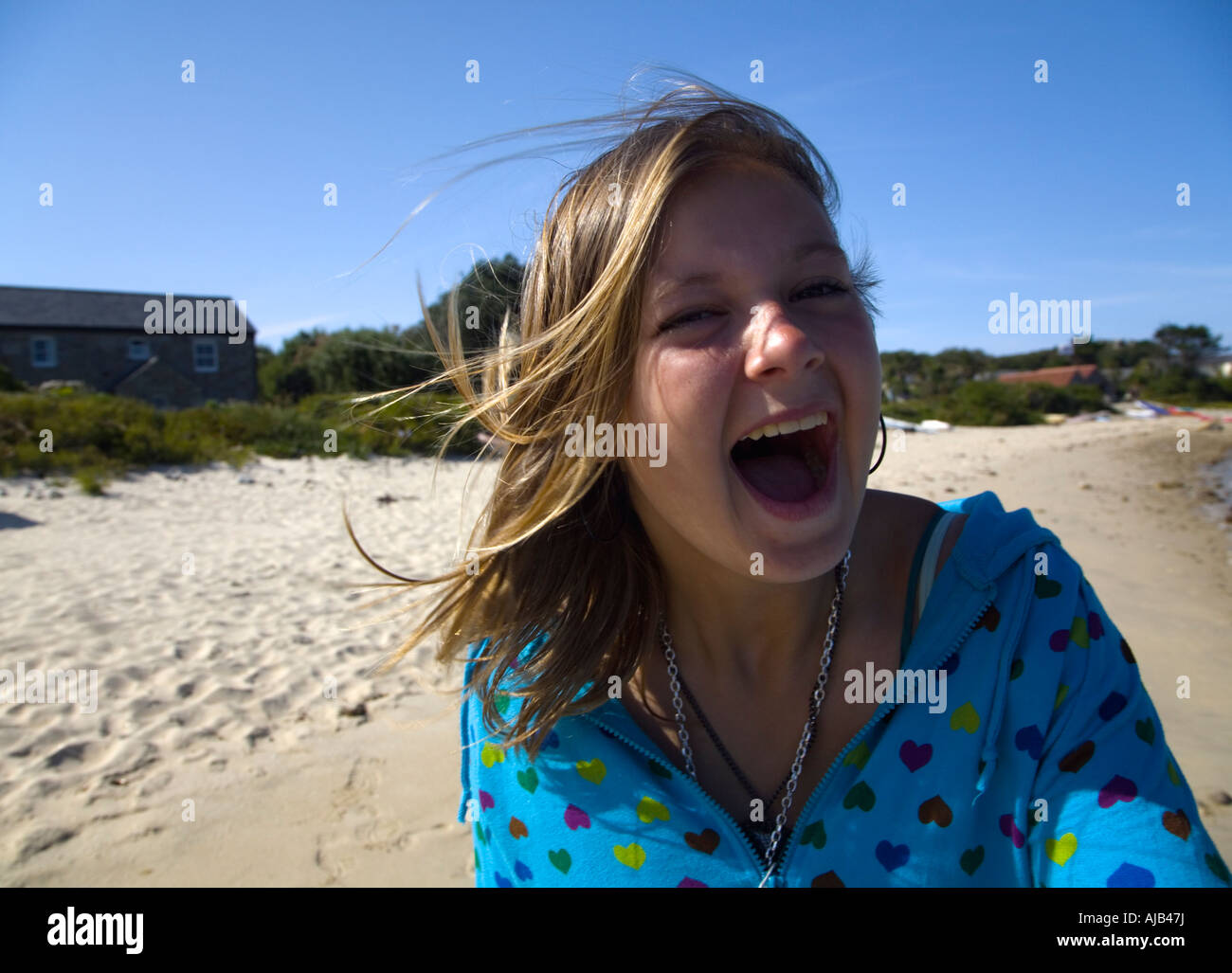 14 teen girl laugh hi-res stock photography and images - Alamy
