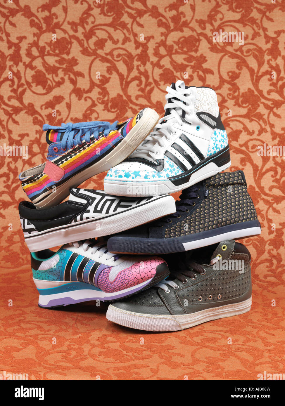 Colourful trainers hi-res stock photography and images - Alamy