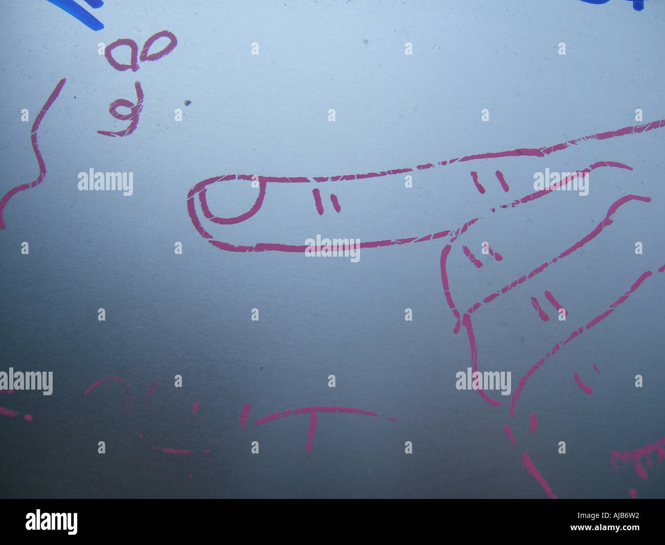 graffiti drawing of hand Stock Photo - Alamy
