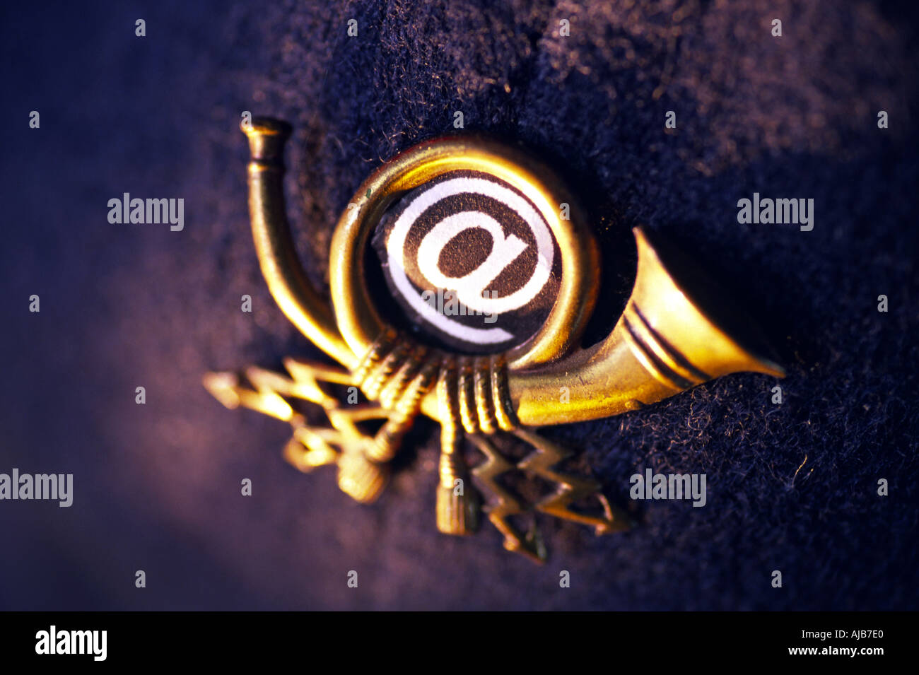 post symbol with sign Stock Photo - Alamy