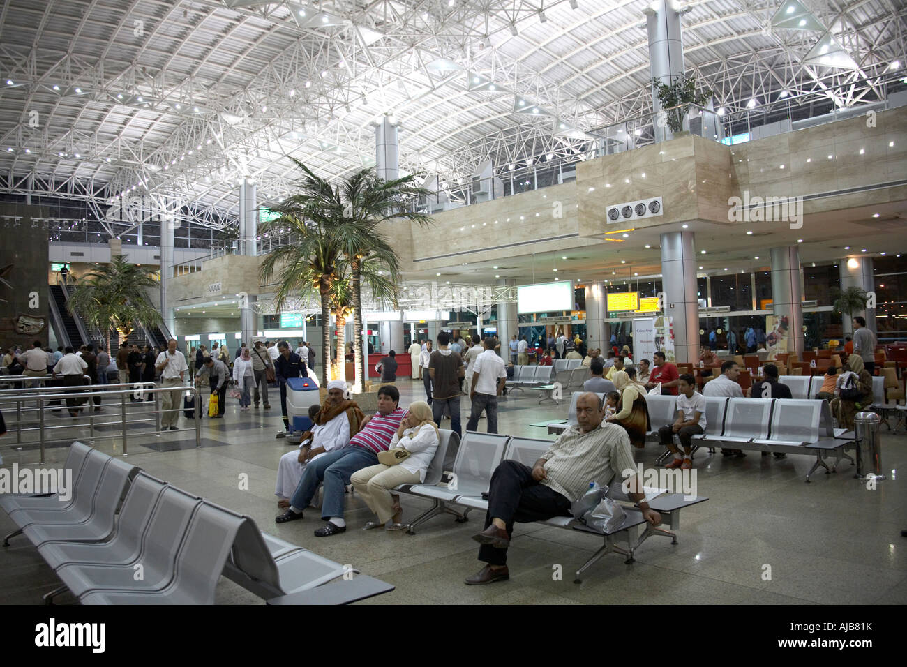 Cairo airport terminal building interior Cairo Egypt Africa Stock Photo ...