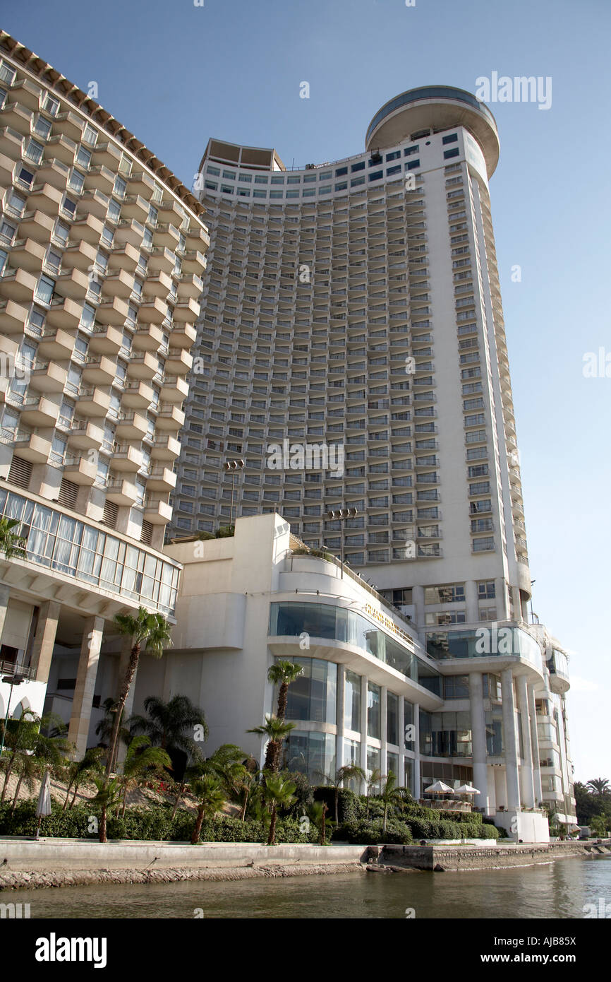 Grand Hyatt Hotel with River Nile Cairo Egypt Africa Stock Photo - Alamy