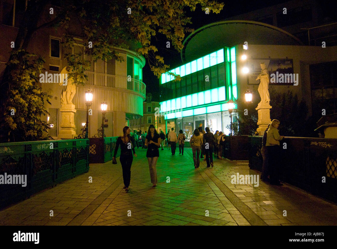 At Night Bratislava Slovakia Stock Photo - Alamy
