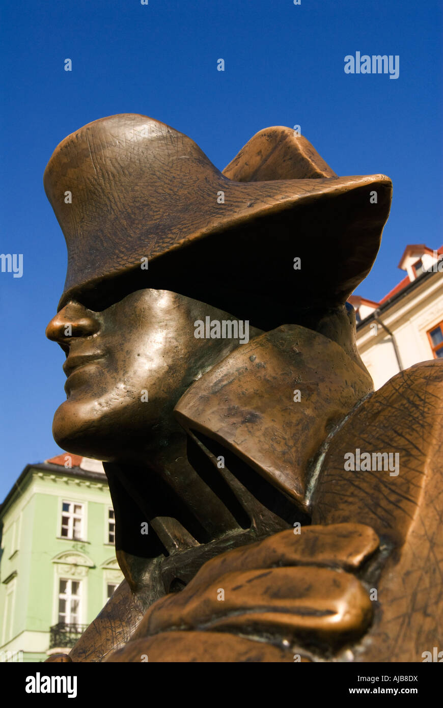 Statue of Napoleonic Soldier Town Hall Square Bratislava Slovakia Stock ...