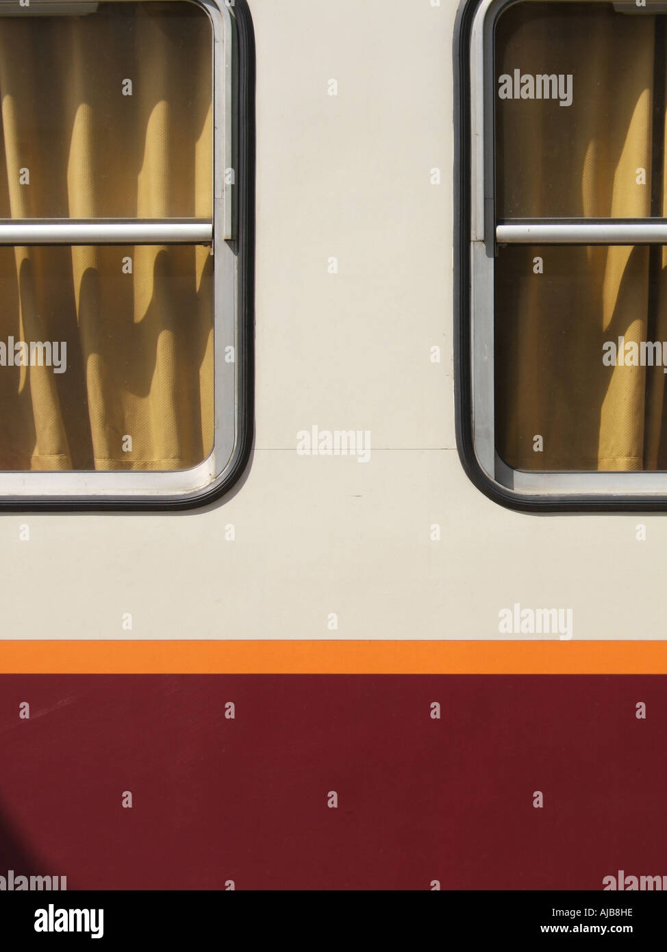 Carriage window curtains hi-res stock photography and images - Alamy