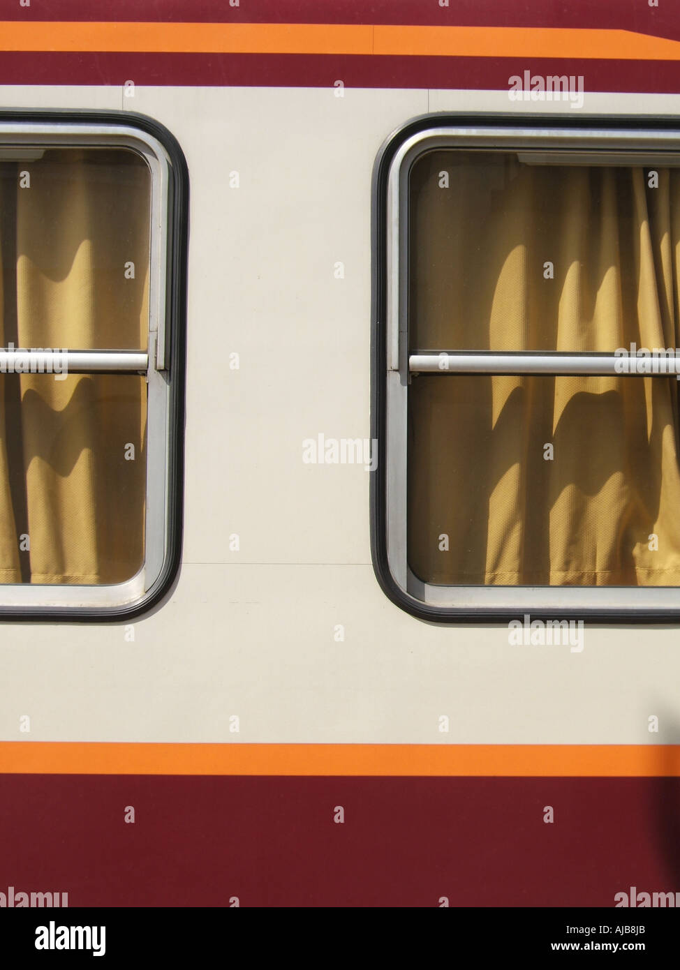 Carriage window curtains hi-res stock photography and images - Alamy