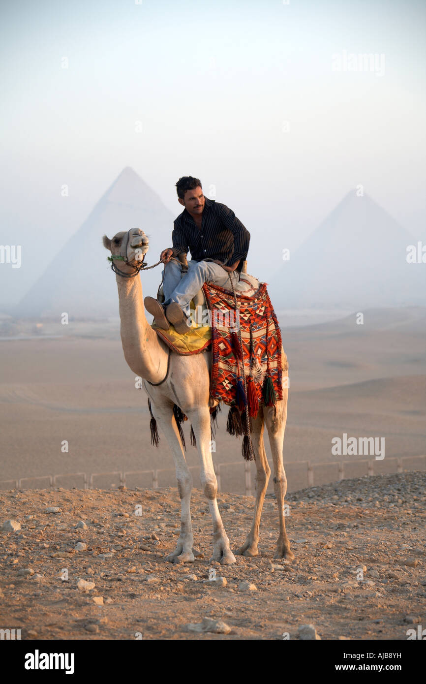 Man sitting on a pyramid hi-res stock photography and images - Alamy