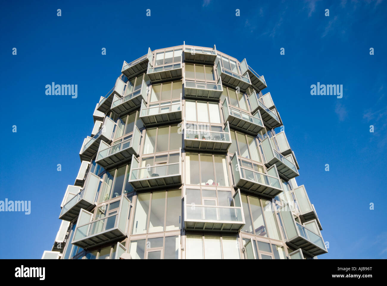 Modern Apartment Block Manchester UK Stock Photo - Alamy